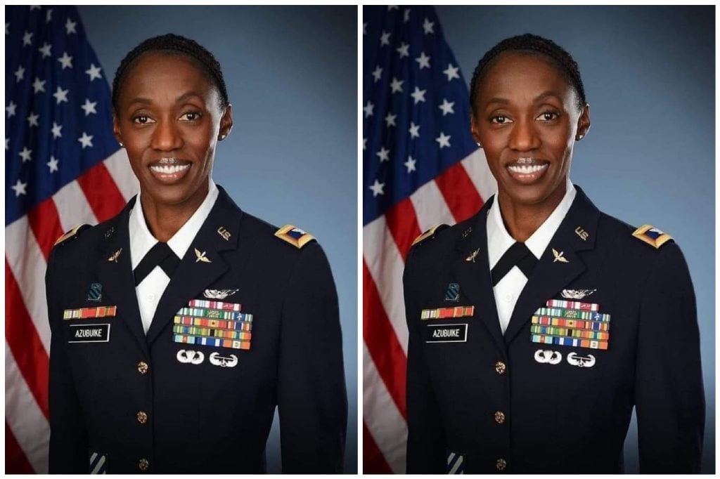 Nigerian-born US General Amanda calls for those who seek to join the US ...