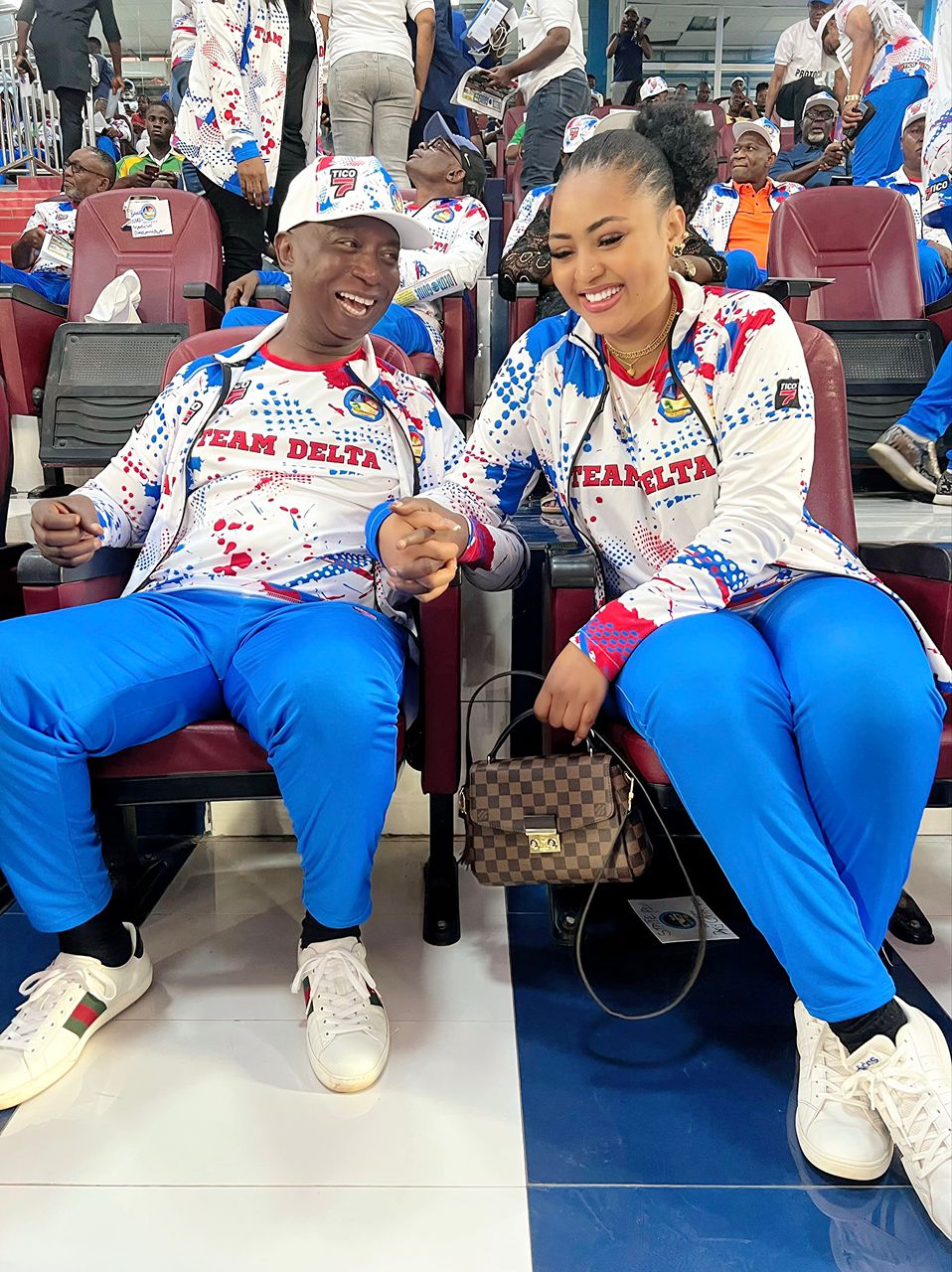 National Sports Festival 2022: Ned Nwoko, wife celebrate as Team Delta ...