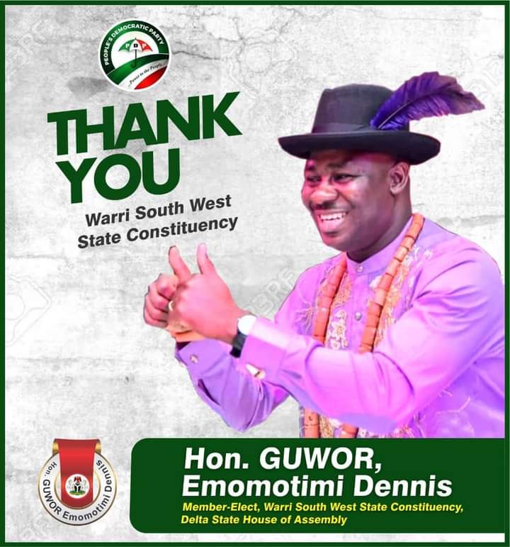ICYMI: Delta polls: Emomotimi Guwor wins second term to represent Warri ...