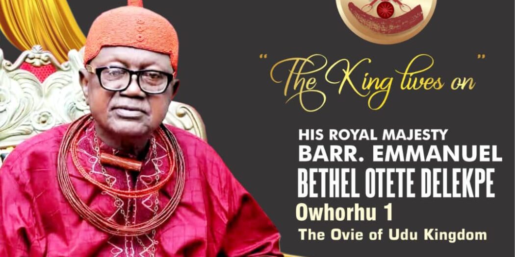 BREAKING: Udu traditional ruler dies at 85 after 31 years on the throne