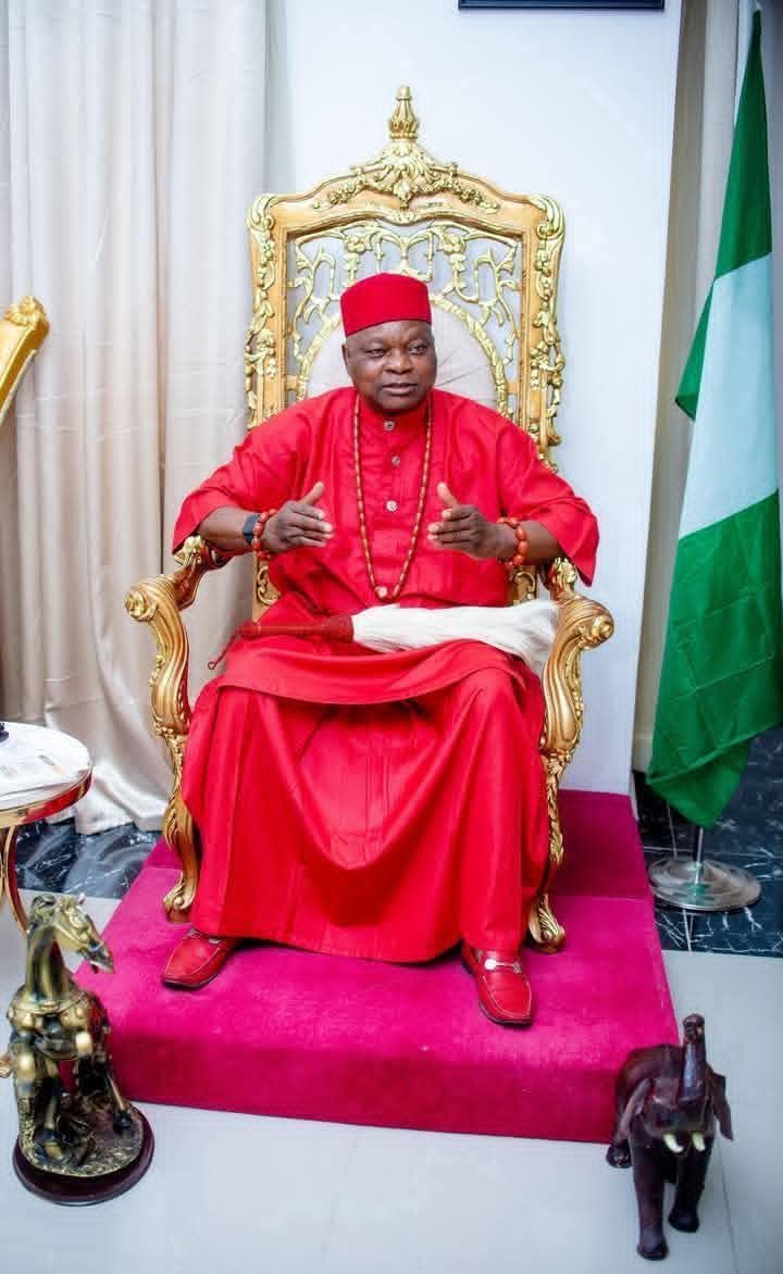 Senator Dafinone Celebrates Ovie of Agbon Kingdom on 13th Coronation ...